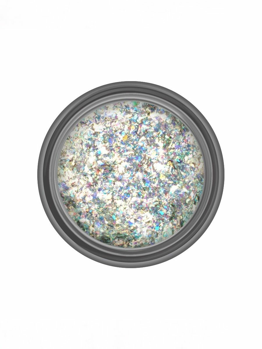 Пигмент для дизайна ногтей Nail Club Lurex LUMI голограммные хлопья