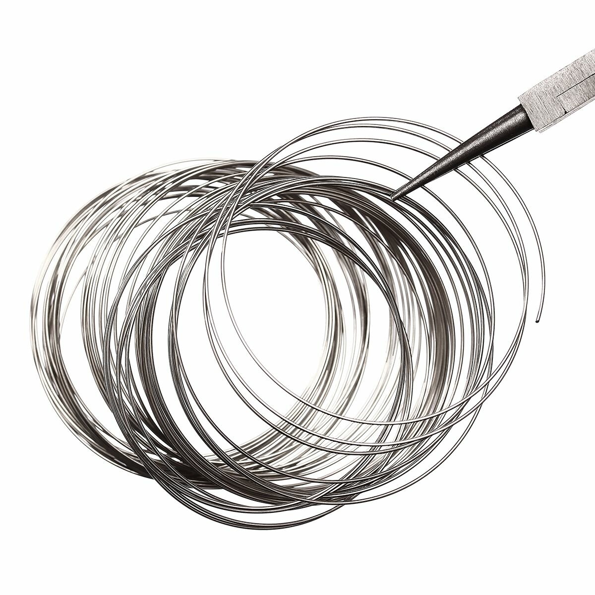 Проволока с памятью, 50-55х0.655мм, Beadalon, для браслета, нержавеющая сталь, 1 виток