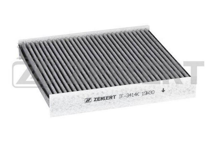 ZEKKERT IF-3414K Фильтр салон. угольн. Lada Vesta 15- Xray 16- Renault Kaptur 16- Sandero II 13- Logan II 13- Du