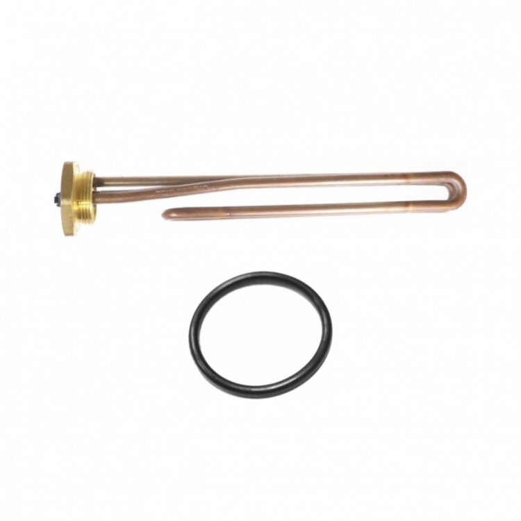 Комплект ТЭН 4кВт (4000Вт) RCT резьбовой 42мм для Ariston, De Luxe, Real, Thermex под анод М6 + прокладка, 182324K