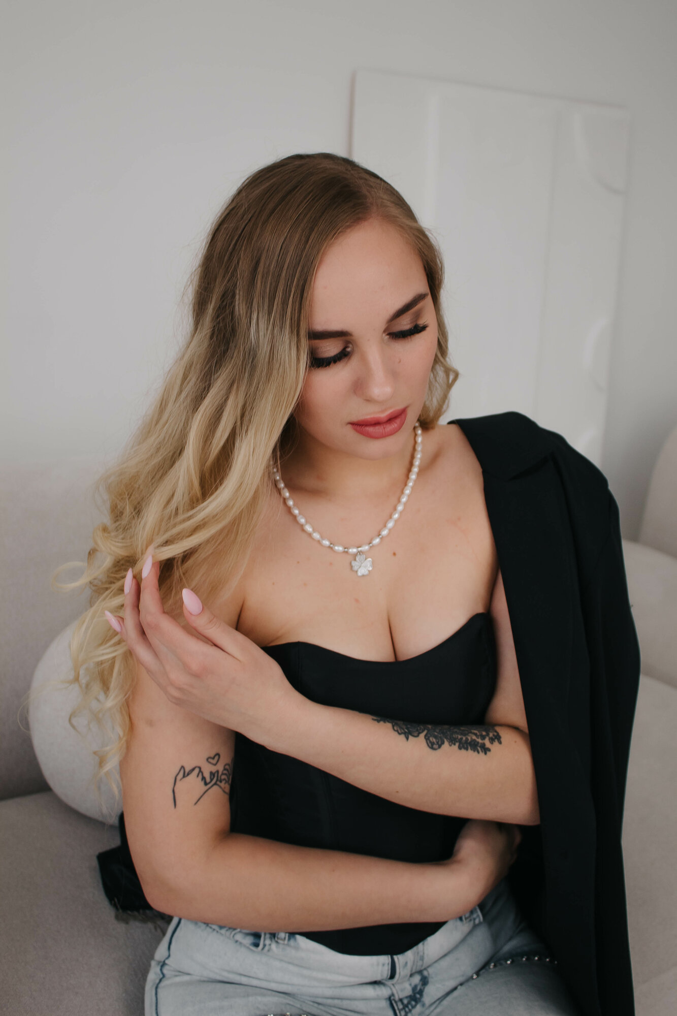 Колье, аметист