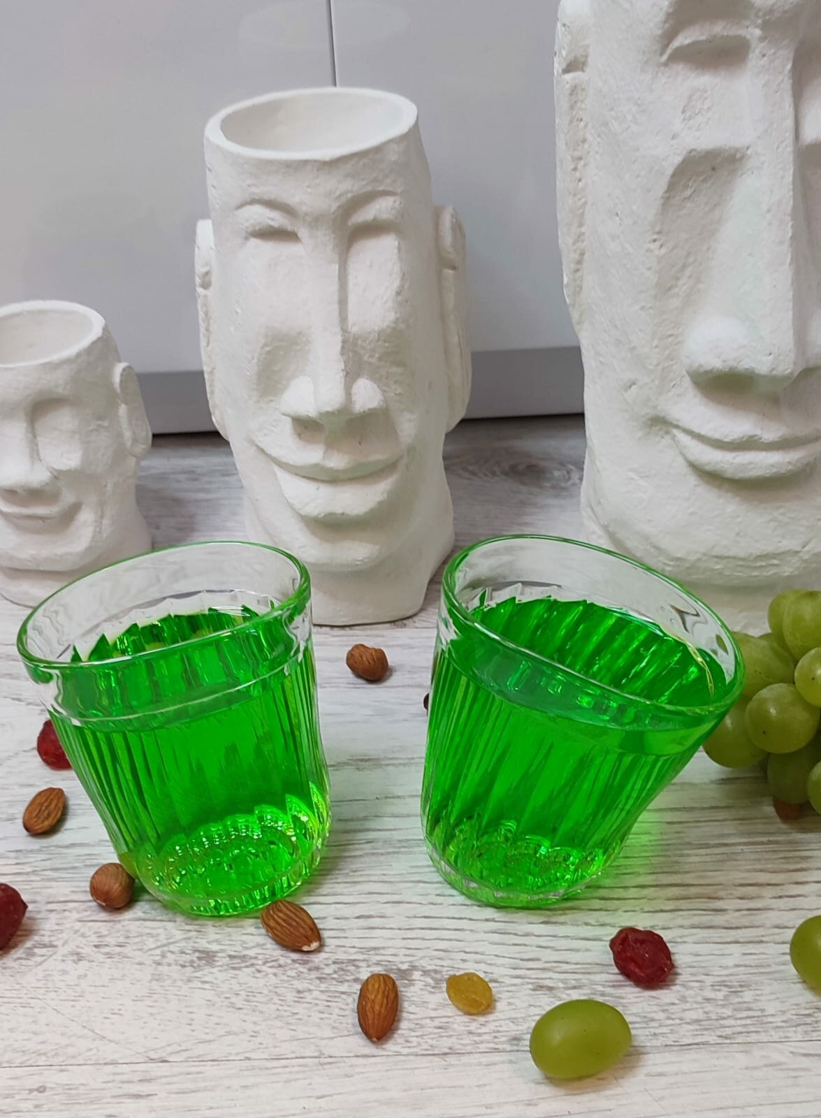 Подарки Пьяный гранёный стакан (форма в ассортименте), ручная работа