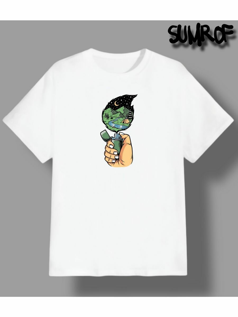 Футболка отдых природа adventure