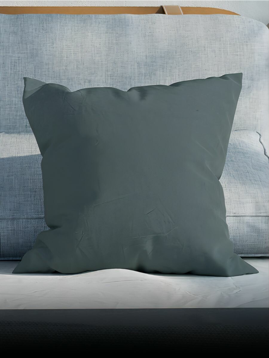 Наволочка для подушки «серая» 35х35 см.