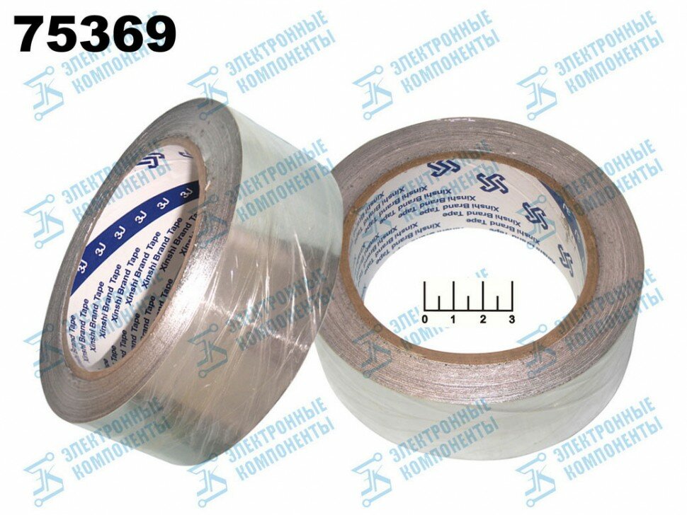 Термоскотч алюминиевый 40мм*30м