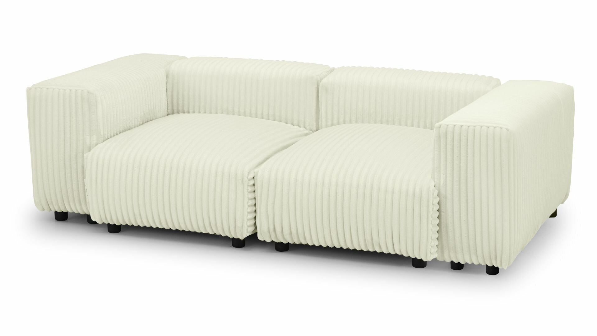 Диван Фиджи Mega Ivory широкая полоса