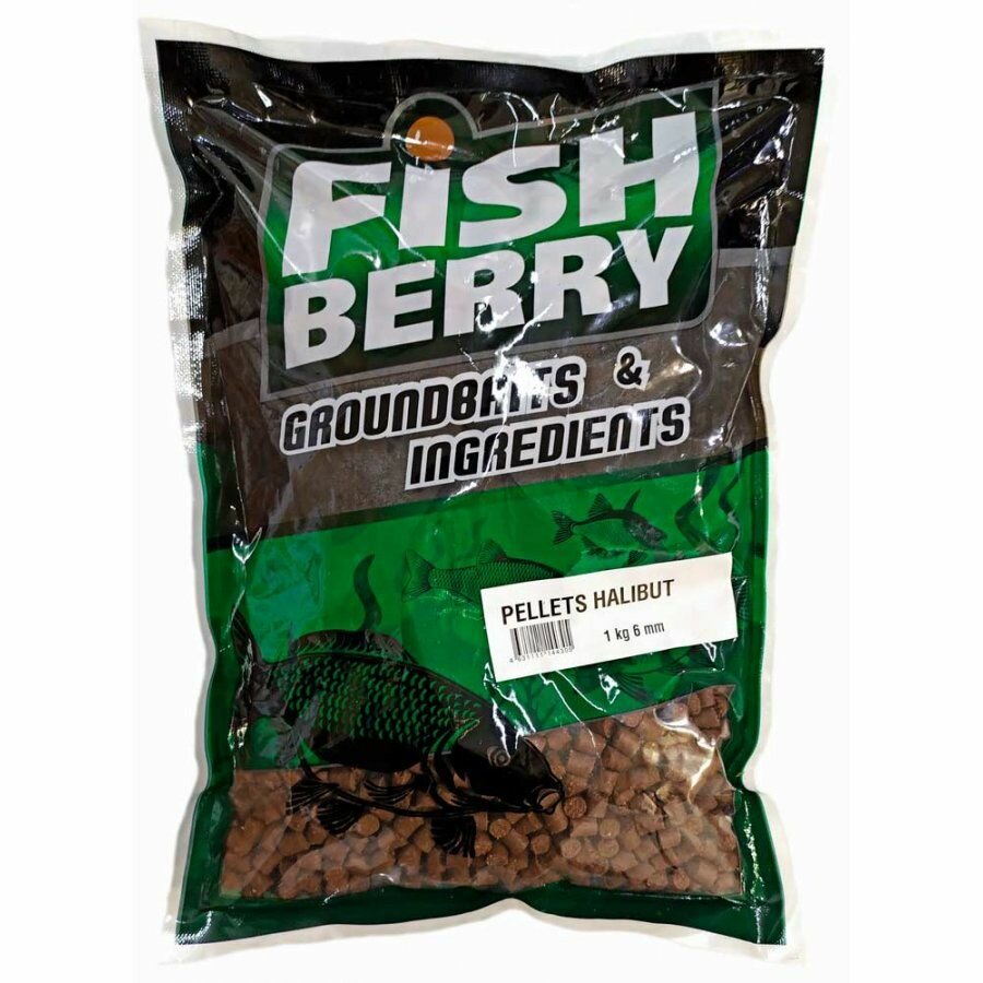Пеллетсы прикормочные Fishberry палтус (гранулы) бордовый 1кг 6мм LBP-0030