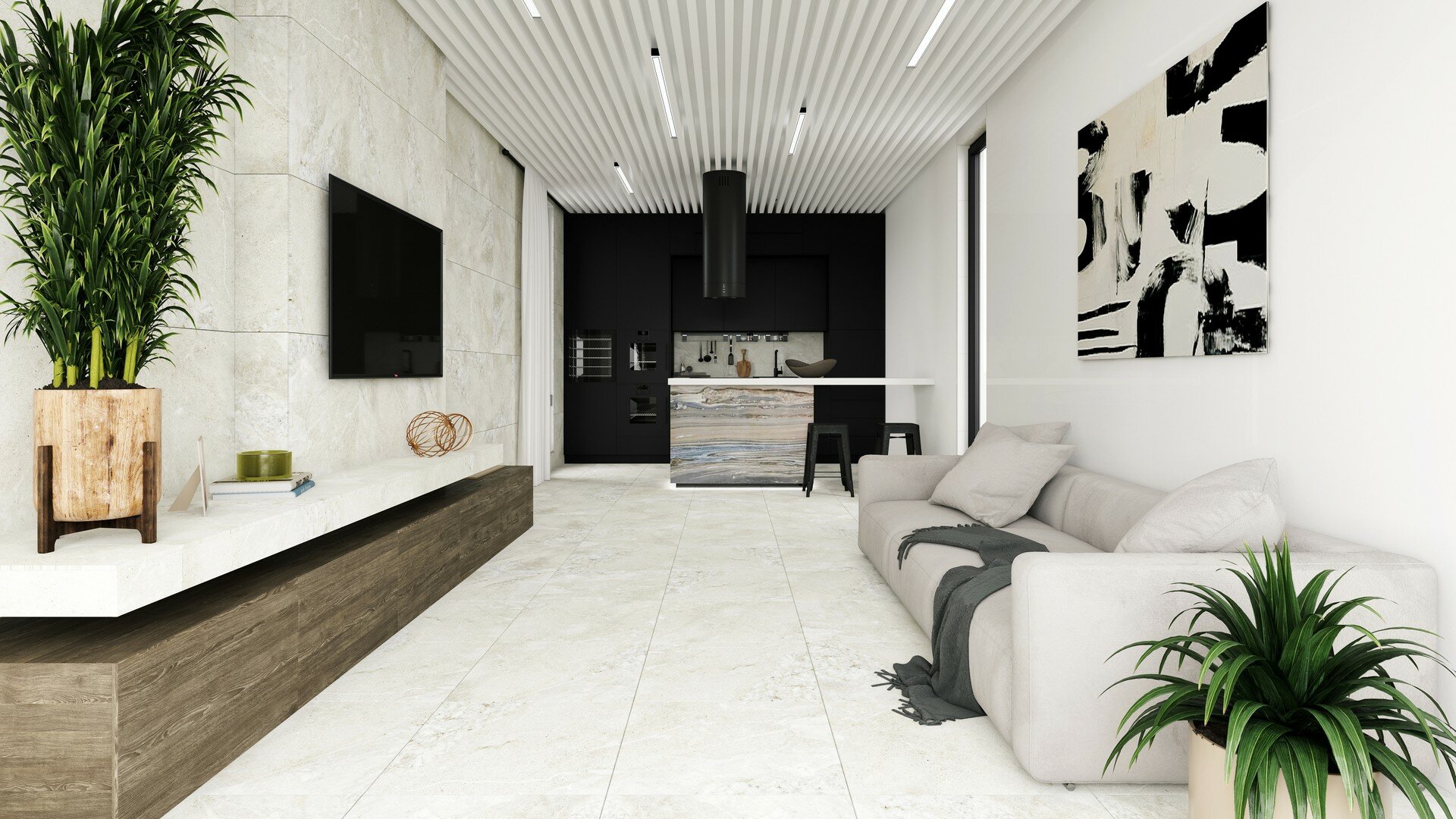 Керамогранит Dako Imperial Серо-Бежевый 60x60 E-5004/MR/600x600 под камень матовая морозостойкая