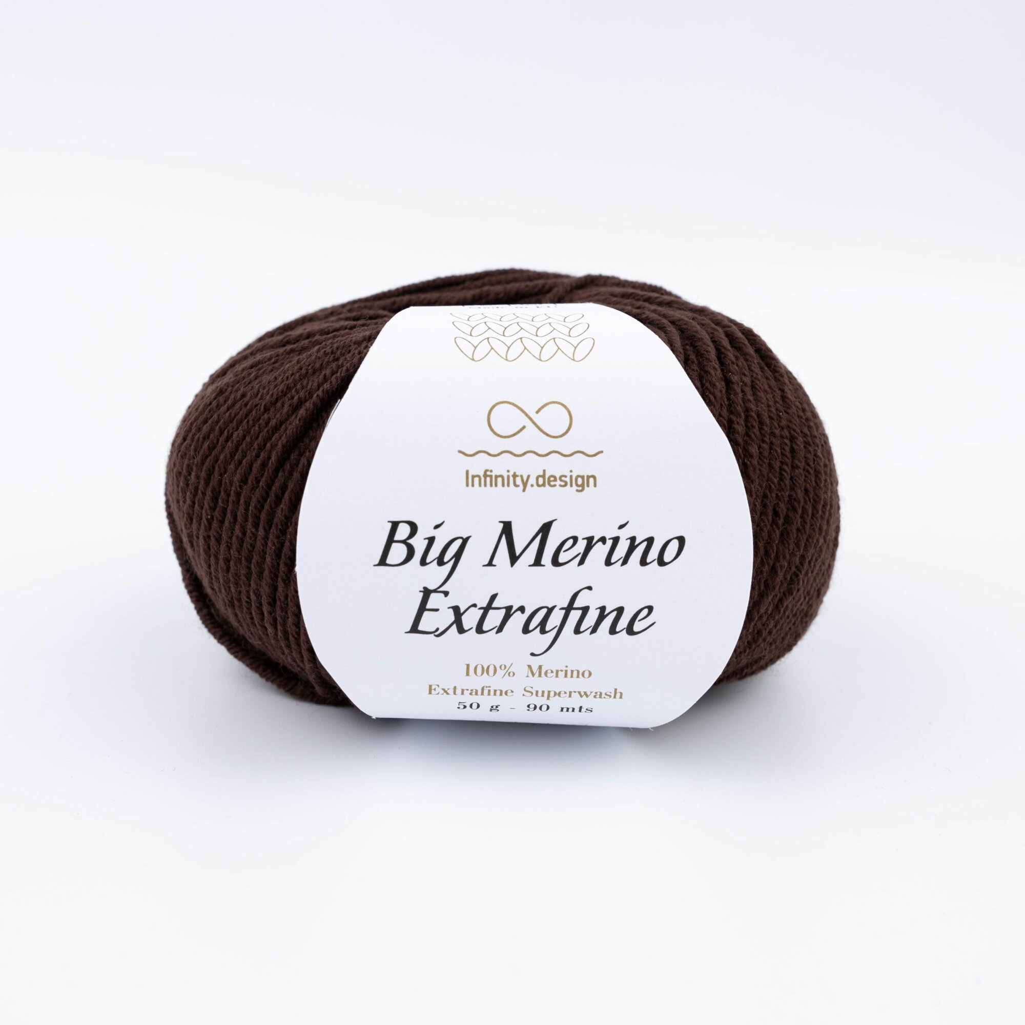Пряжа INFINITY Big Merino Extrafine 3082 (1 моток), 100% мериносовая шерсть, superwash, 50г, 90м