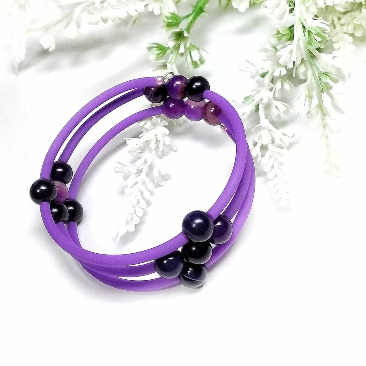 Браслет, агат