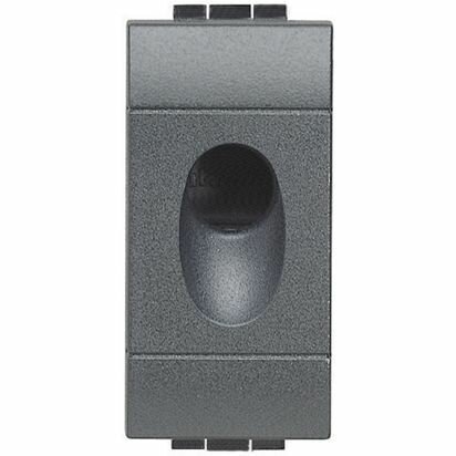 Вывод кабеля, 1 модуль. Цвет Антрацит. Bticino LIVINGLIGHT. L4953