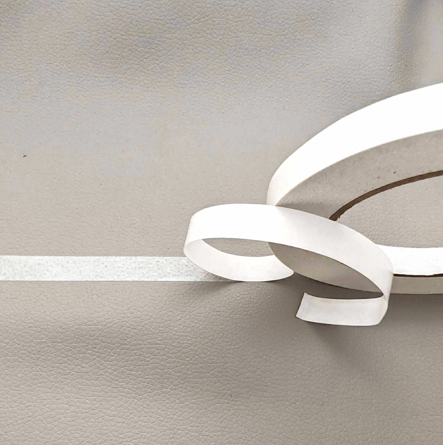 Тесьма двухсторонняя клеевая (трансфер) 12 мм полупрозрачная, бобина 30 м