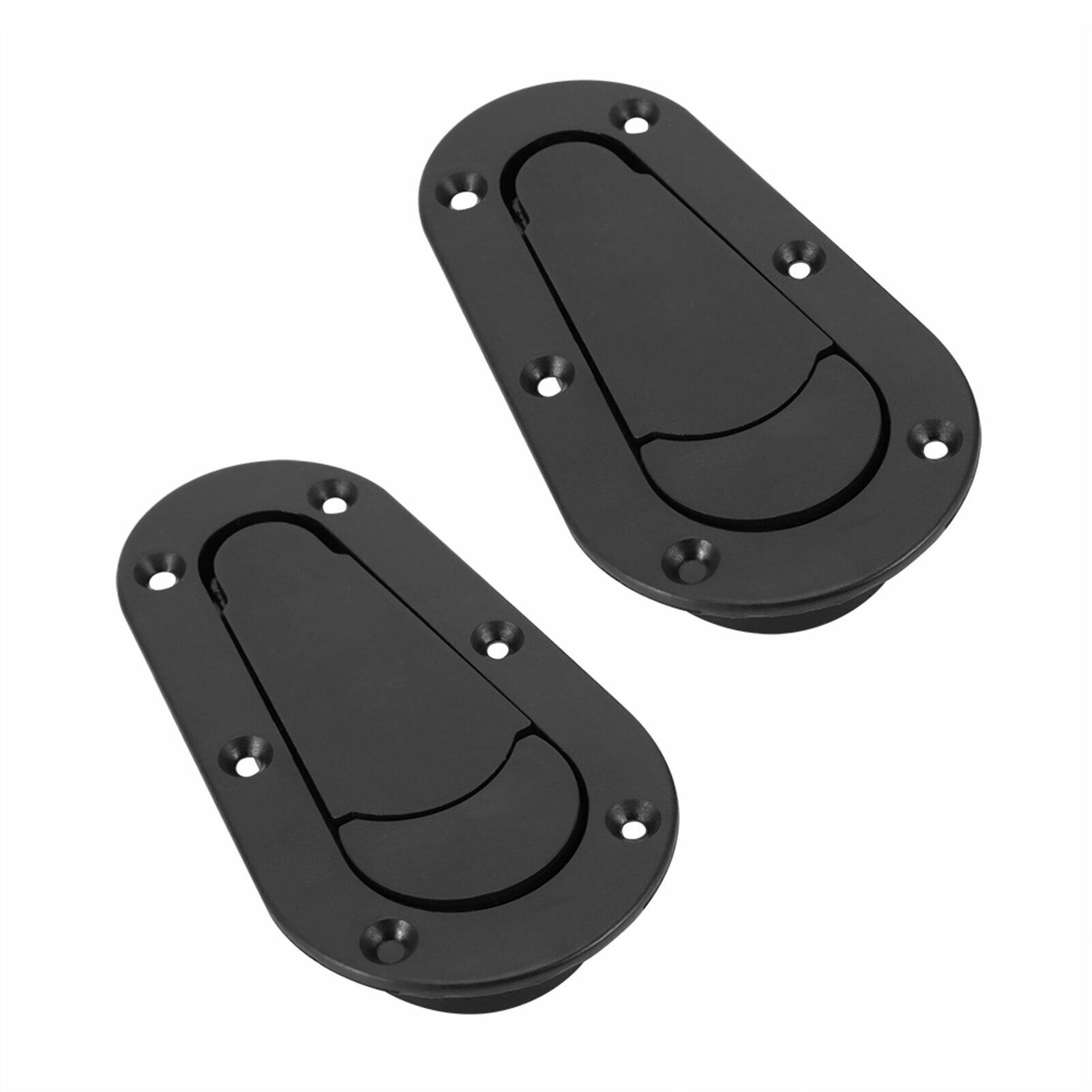 Universal Racing Car Bonnet Plus Flush Hood Latch Pin Key without Lock Kit Black, 100% Brand New, ABS, 13*7*3cm, 2 Cover Lock, 1 Set of Accessories