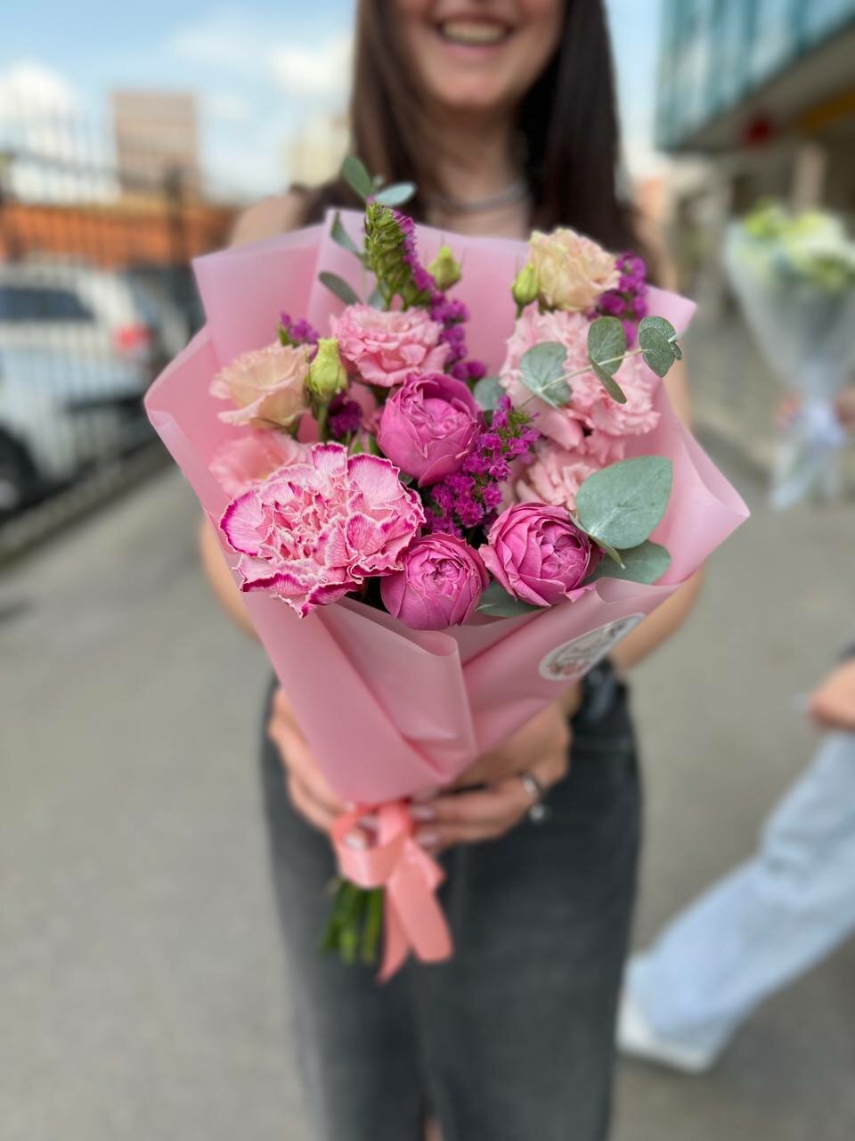 Букет Розовая пушинка