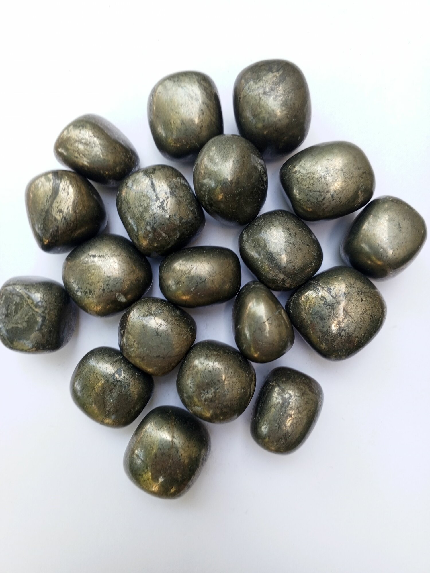 Пирит привлечение денег галтовка 2*2см