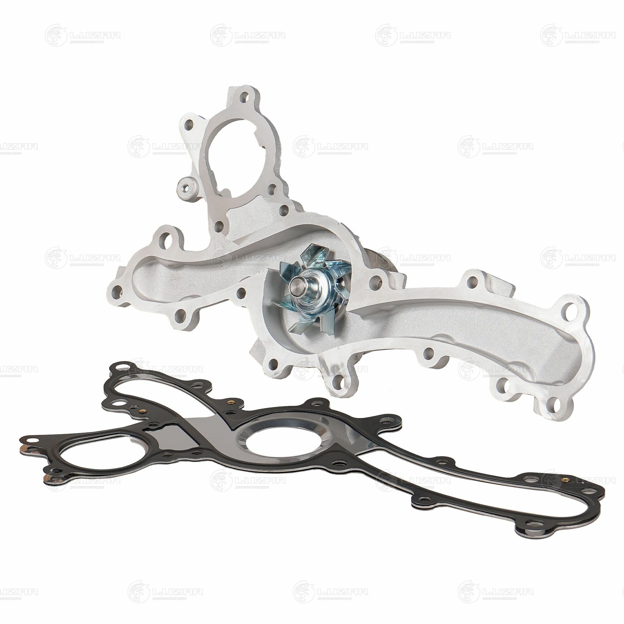Насос водяной для а/м Toyota Camry (18-)/Lexus RX (15-) 3.5i [2GR-FKS] (с метал. проклад.) (LWP 1928) LUZAR арт. lwp-1928
