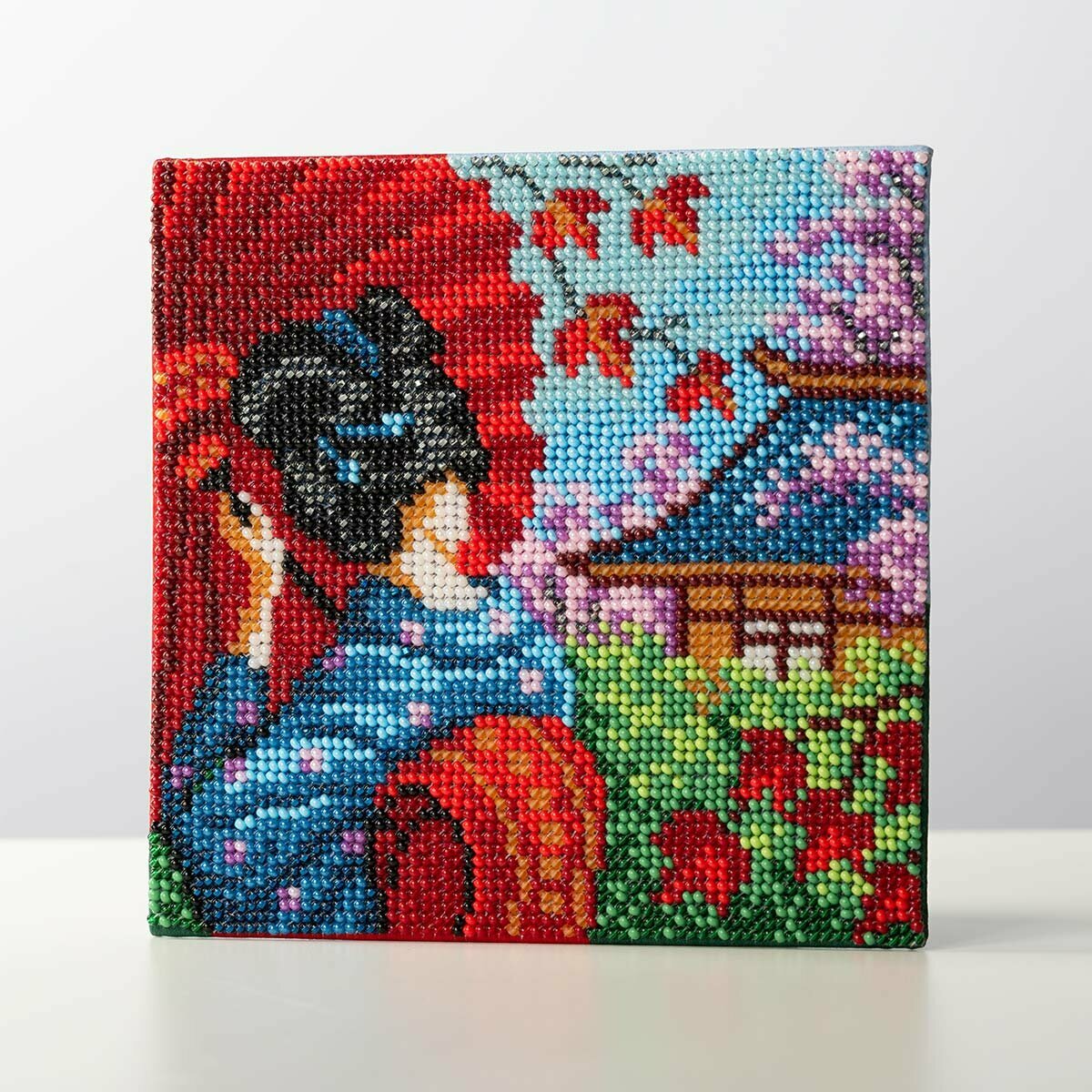 Набор для вышивания бисером Кроше ‘Каори’, 14*14 см, с бисером и схемой