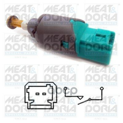 Датчик стоп-сигнала! Renault Megane/Scenic 1.4-2.0i/1.5-2.0DCi 02> MEAT & DORIA арт. 35081