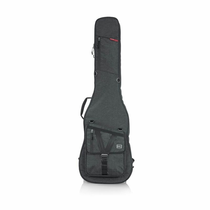Чехол для гитары Gator GT-BASS-BLK, нейлоновый, черный, плечевой ремень