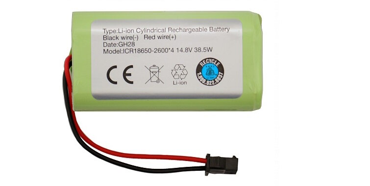 Аккумулятор для пылесоса Dexp mmb 300, Gutrend Sense 410, Fusion 150, iBoto aqua V715B, (INR18650 M2