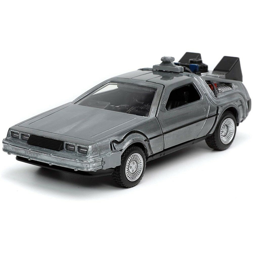 Модель автомобиля Jada Toys Hollywood Rides Back to the Future "Time Machine" DeLorean (1:32) 32185