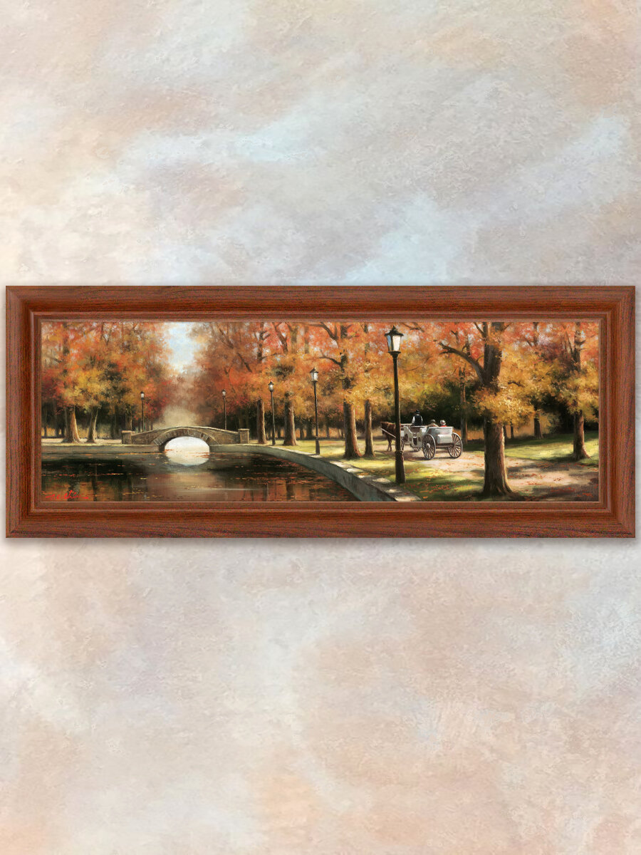 Картина на стену для интерьера Декарт настенный декор панно в раме багете в гостиную ванную детскую для офиса лофт пейзаж абстракция