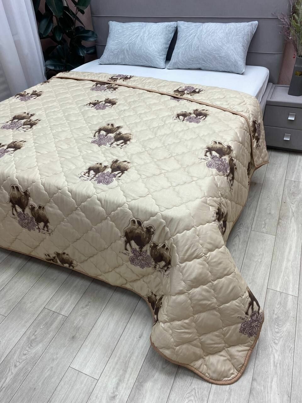 Одеяло SOANA Верблюжья шерсть всесезонное евро макси 215х240 см