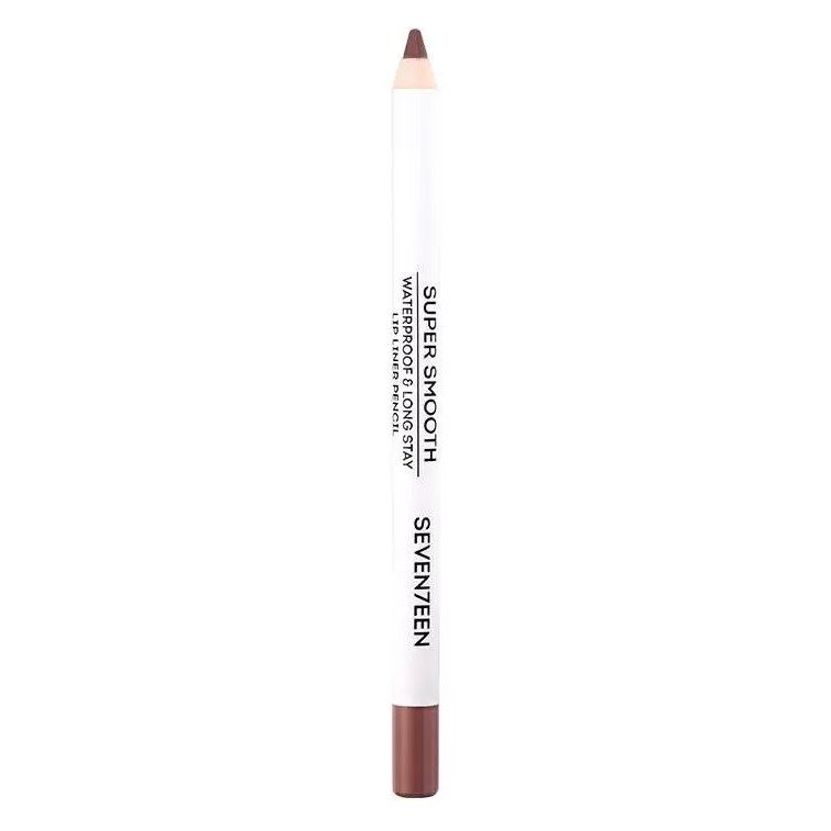 Карандаш Seventeen Super Smooth Waterproof Lip Liner, для губ водостойкий с витамином Е, 01