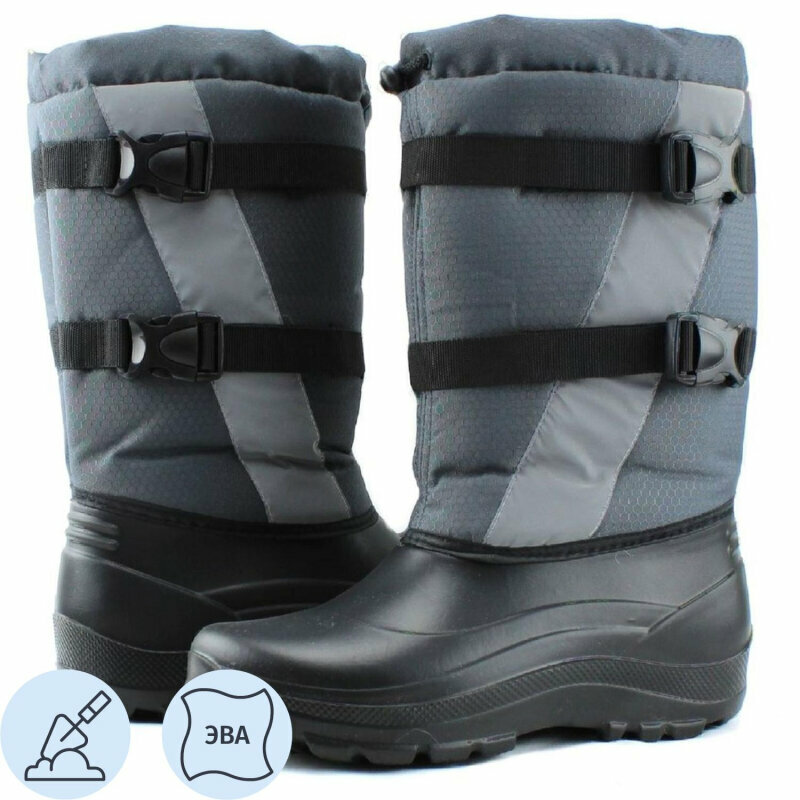 Сапоги Д308 мужские ЭВА с комбинированным верхом (р.45-46), 2093202