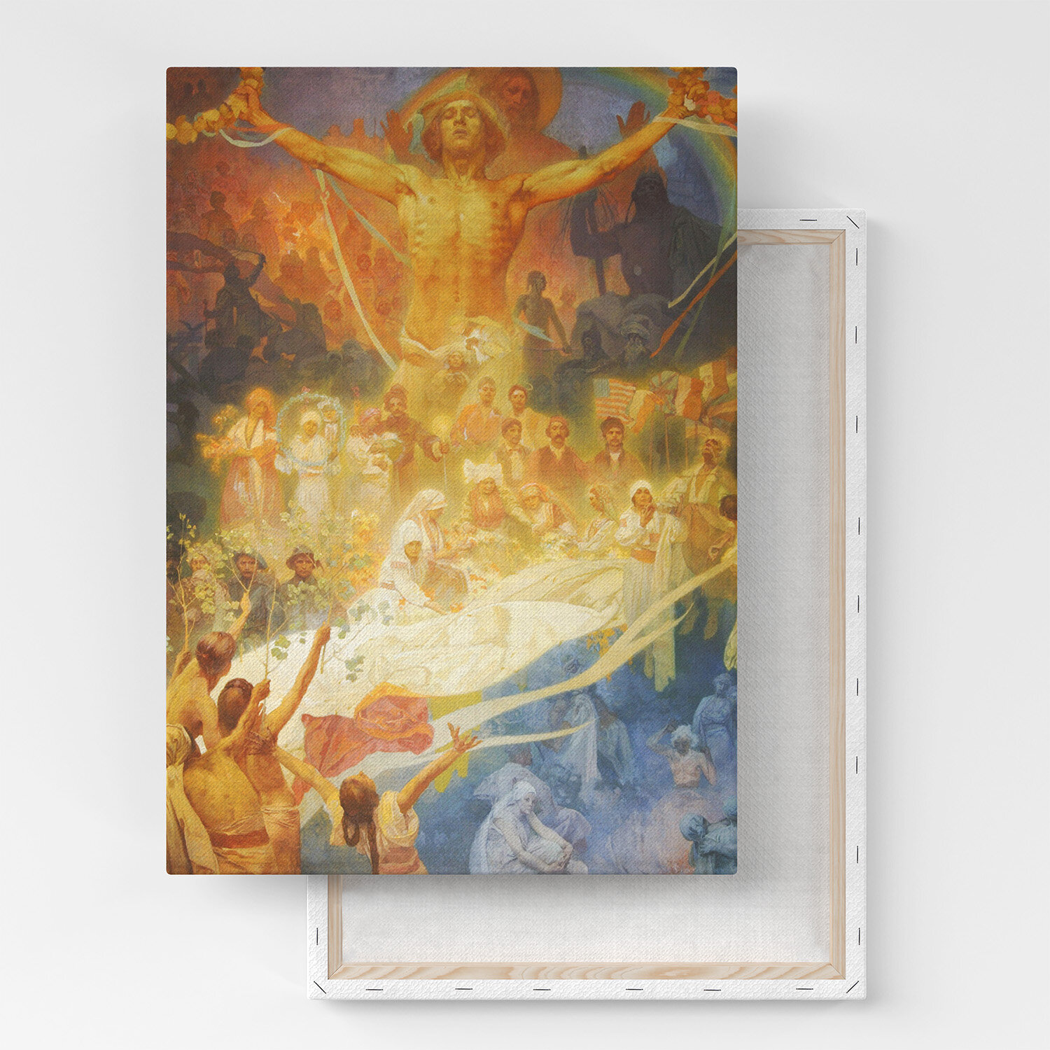 Картина на холсте, репродукция / Альфонс Муха - Славянский эпос XX / Размер 40 x 53 см