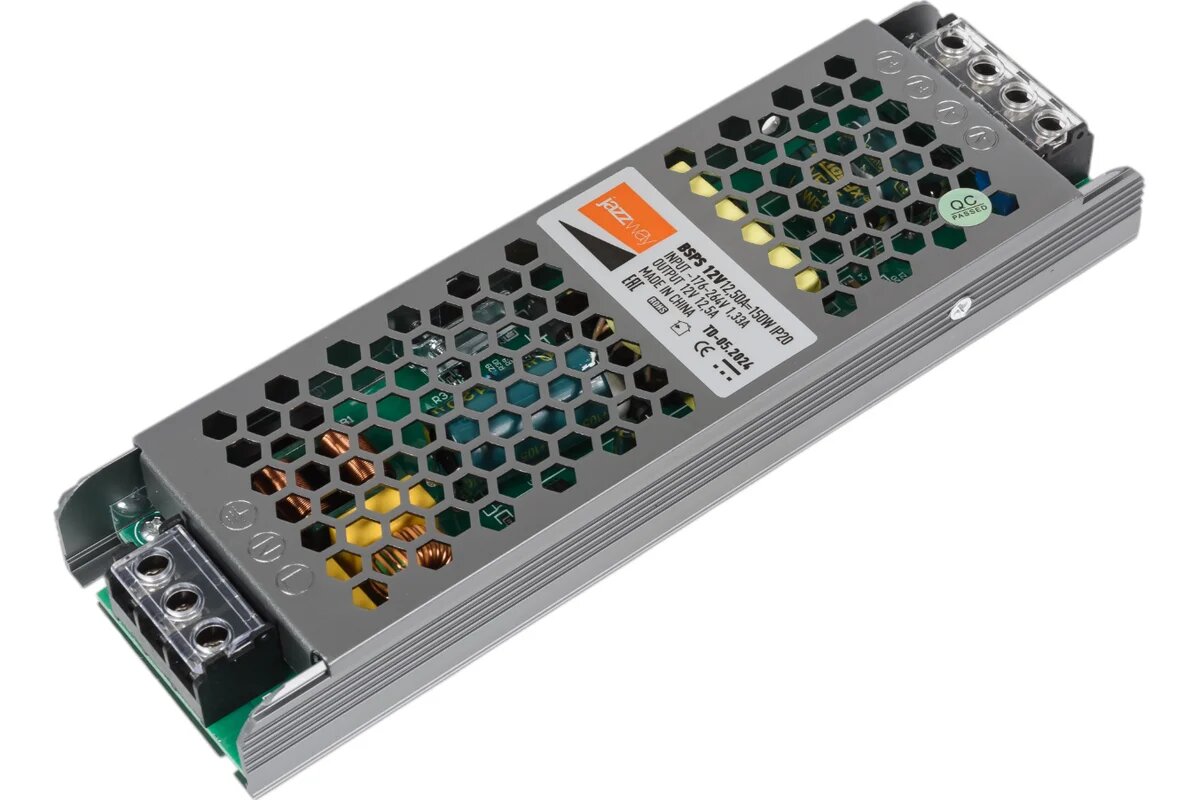 Jazzway Блок питания 12V 150Вт IP20 BSPS 3329235A для светодиодной ленты стабилизатор
