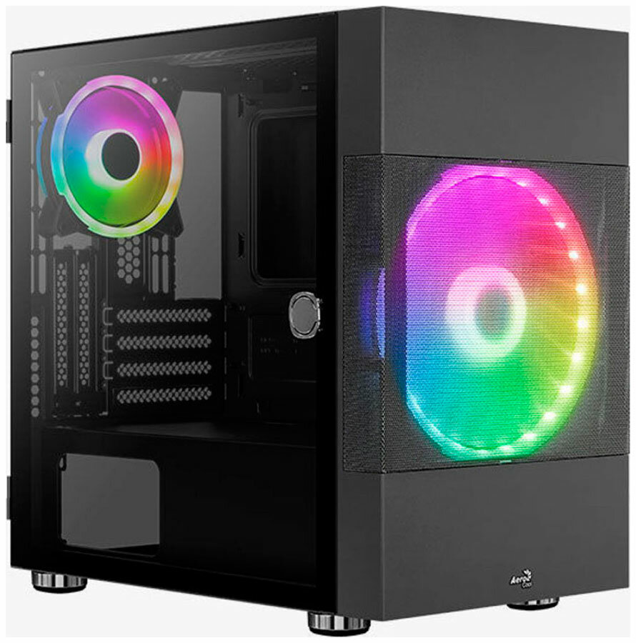 Компьютерный корпус Aerocool Atomic-G-BK-v1, черный