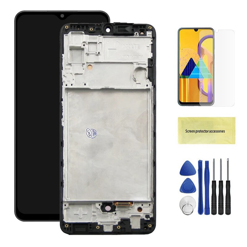 Экран Amoled A32 A325F для Samsung Galaxy A32 A325 A325F 325F/DS ЖК-дисплей Цифровой сенсорный экран с рамкой в сборе