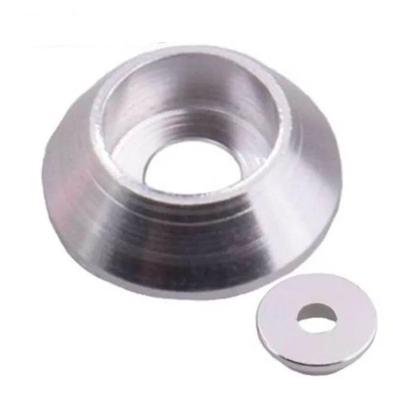 Алюминиевые конусные шайбы M2-M8 sliver, X 50PCS, M2.5 washer