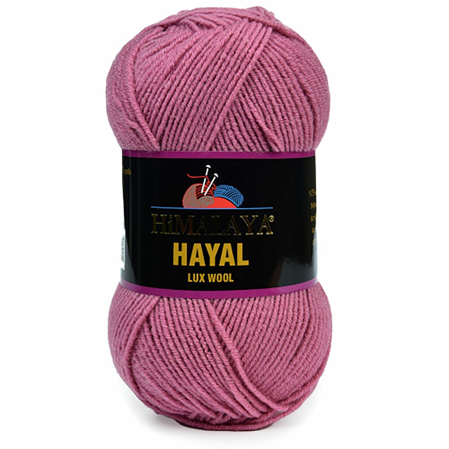 5 Мотков, Himalaya HAYAL LUX WOOL, 75% Акрил 25% Шерсть / 100 гр. - 250 м, Цвет-227-31