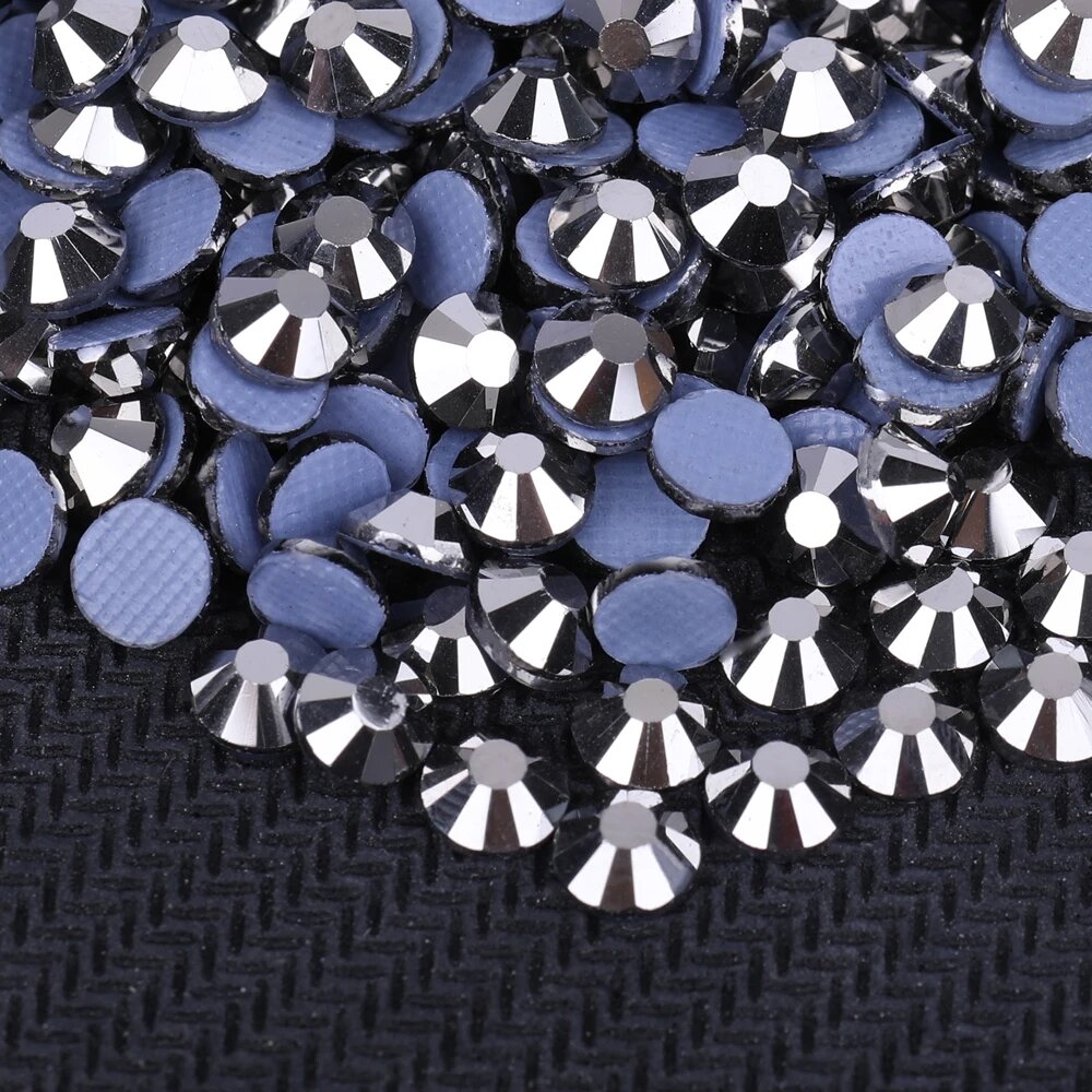 Стразы Hematite SS30, темно-синий, 288 шт