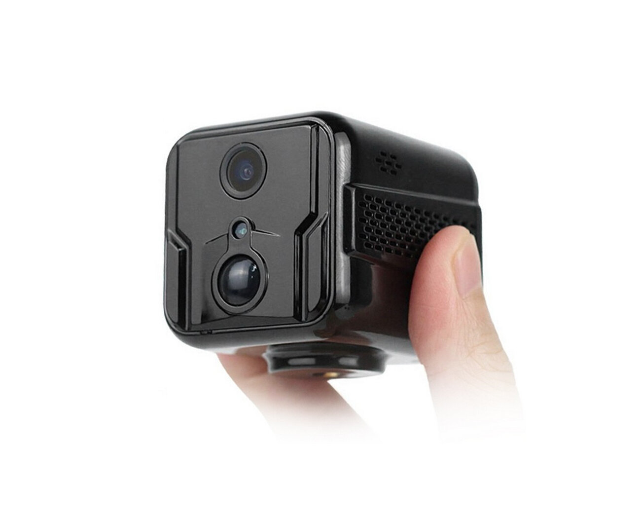 Беспроводная Wi-Fi миниатюрная аккумуляторная IP камера наблюдения JMC-93AC (MicroSD) 3mp с видеоналитикой и датчиком движения. Угол 120.