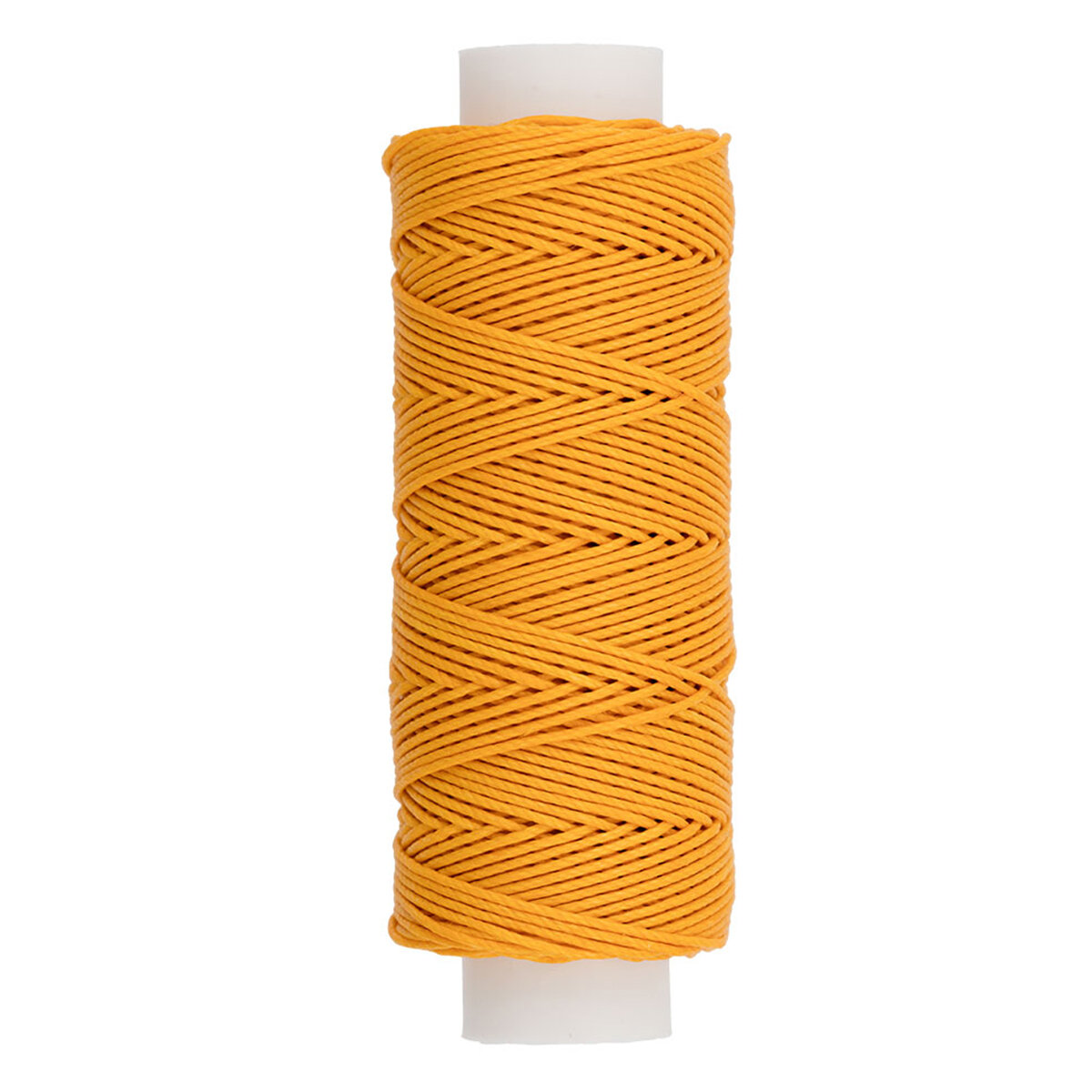 Нитки для кожи "Промысел" вощёные кручёные (Рами) LC-004 для кожи 0.55 мм 25 м № 009 желтый