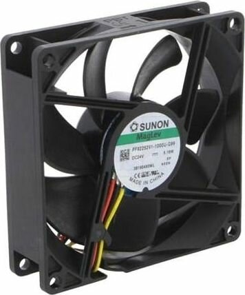Вентилятор осевой SUNON PF92252V1-1000U-G99 Вентилятор осевой 24ВDC 92x92x25мм подшипник Vapo 126,75куб. м/ч 45,5дБА 1шт