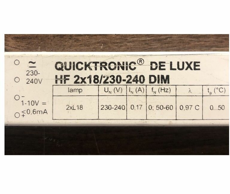 HF 2x18/230-240 DIM Электронный пускорегулирующий аппарат ЭПРА регулируемые для люминесцентных ламп (OSRAM) 4050300350950 (Германия)