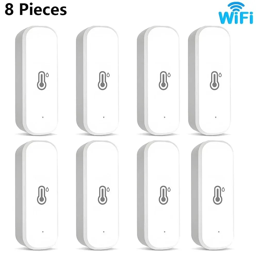 GDVONE Датчик температуры и влажности Tuya 8 Pieces