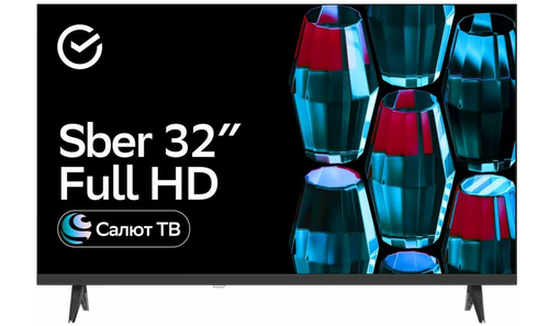 Умный телевизор Sber SDX-32F2139, 32"(81 см), FHD RAM 1,5GB, черный — купить в интернет-магазине ...