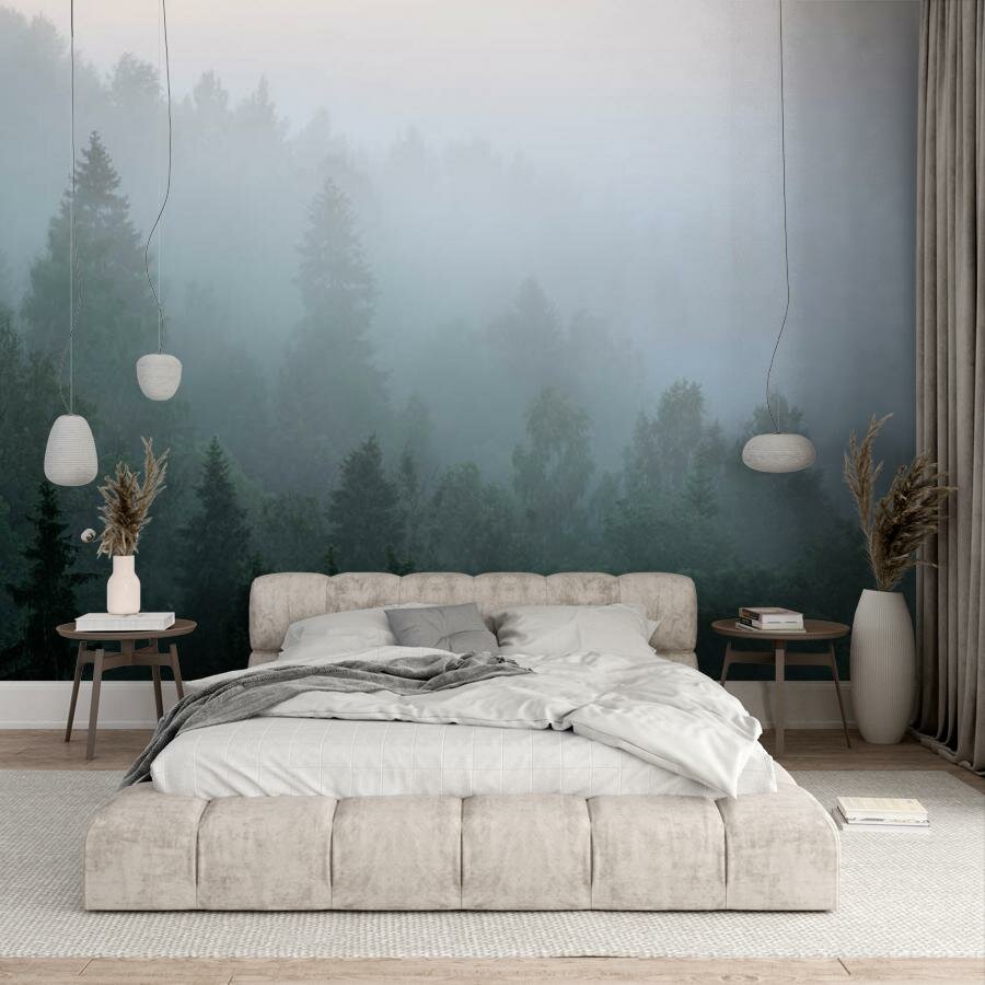 Фотообои Рассвет в тумане 9-1166-XXL-Флекс 270 x 600 см (ВхШ) Бесшовные, флизелиновые, влагостойкие обои MasterFresok