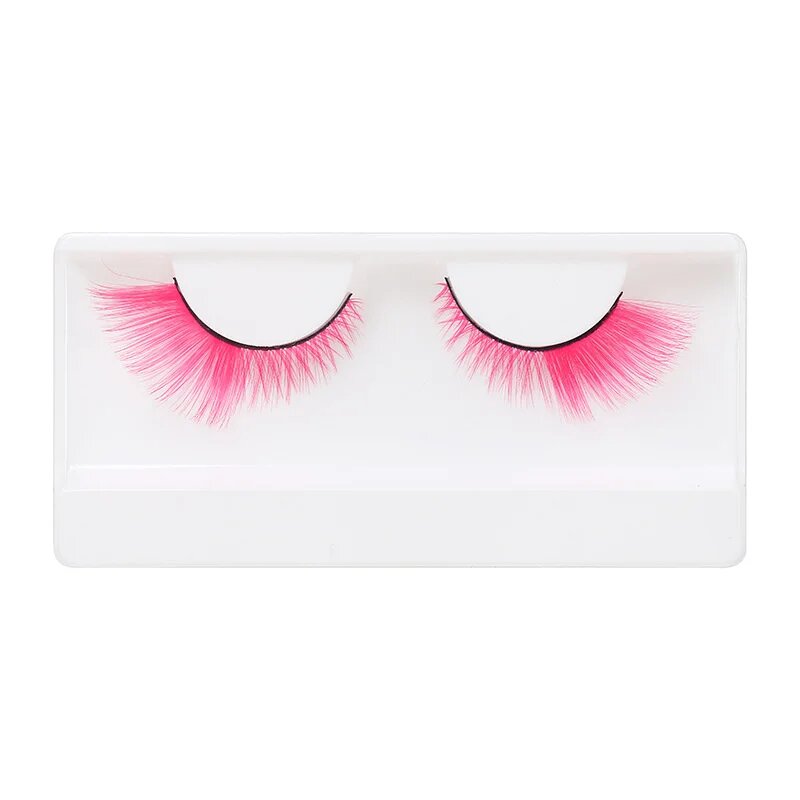 Накладные ресницы Pink-1pair, розовые