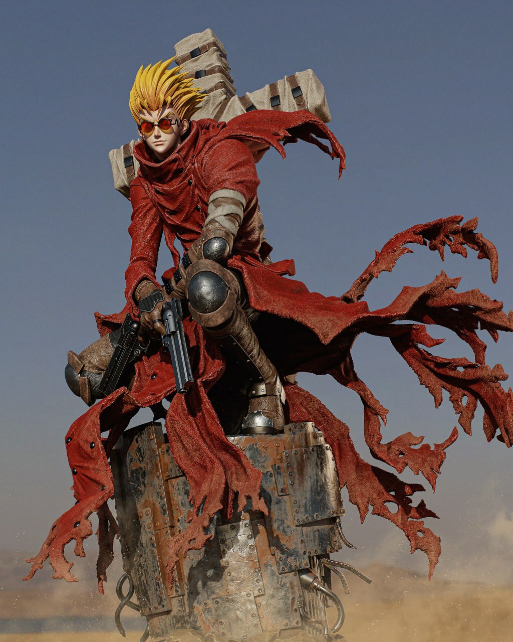 Фигура модель Вэш Ураган, Vash the Stampede (Trigun), 331 мм, масштаб 1/8