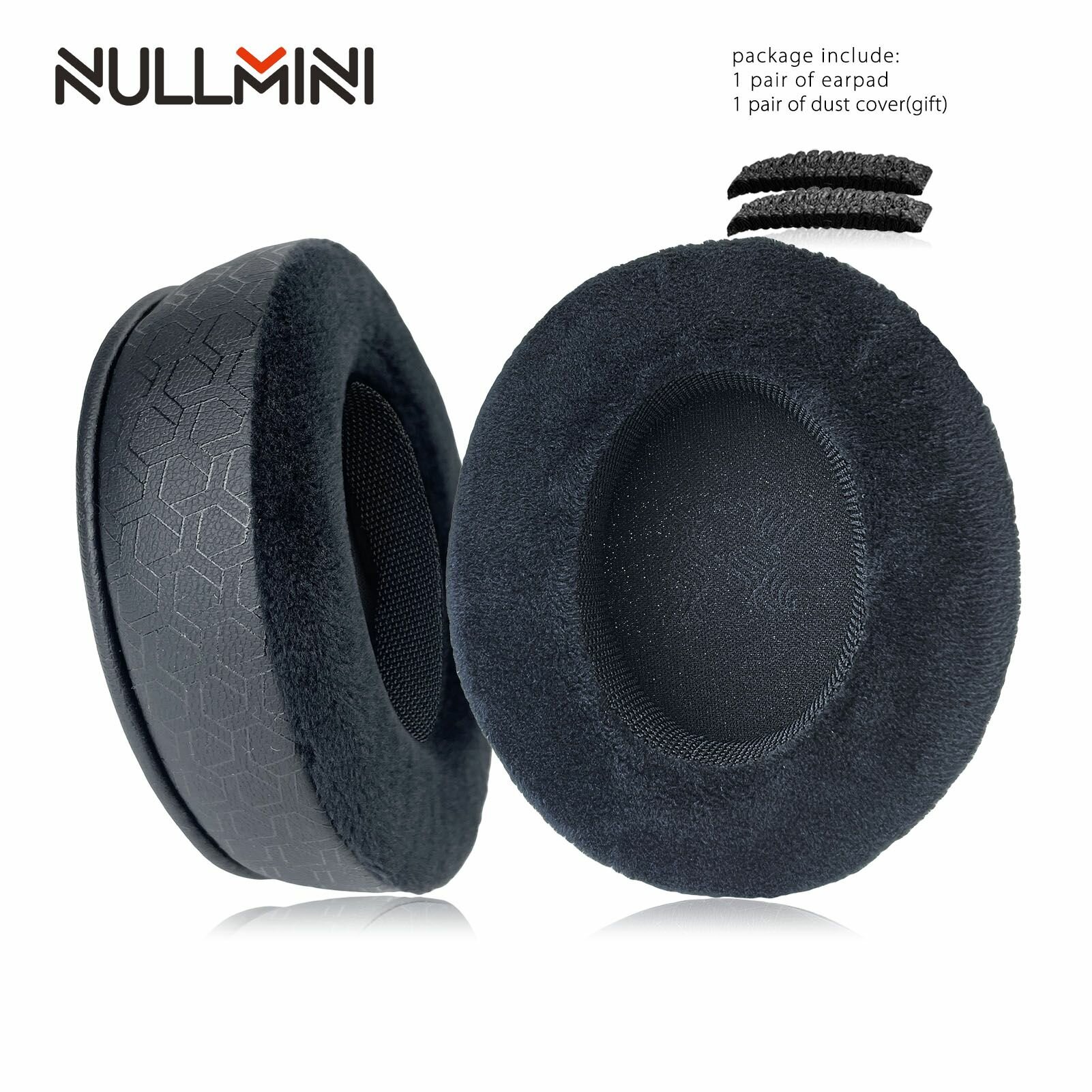 NullMini Сменные амбушюры для Audio Technica ATH-M50x, M50xBT, M40x, M30x, M20x, MSR7 наушников Бархат Ушная