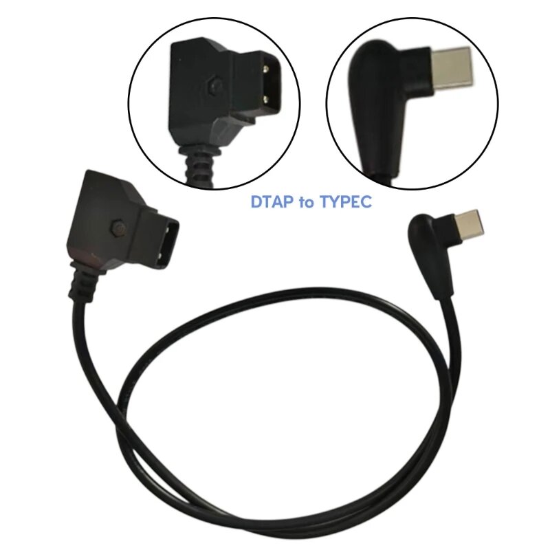 Кабель питания PD USB Type-C папа-D-Tap DTap папа-коннектор для V-mount аккумулятора цифровой камеры фотография Аксессуары