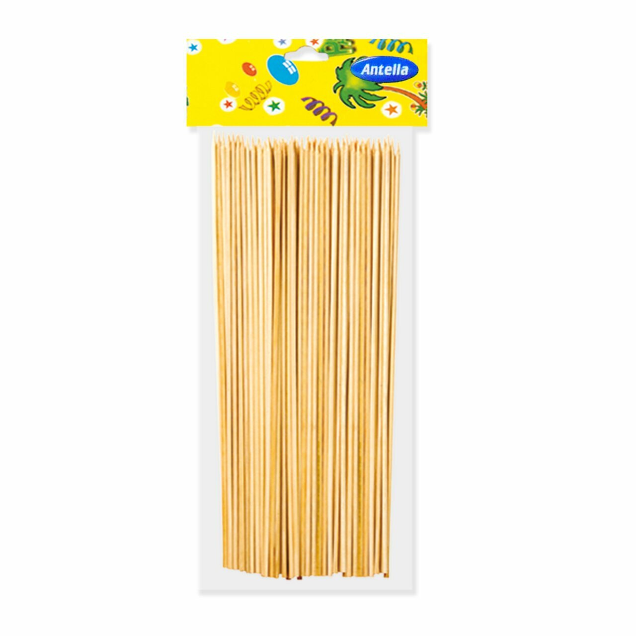 Стеки деревянные 25 см, набор 50 шт - палочки для кулинарии из натурального дерева