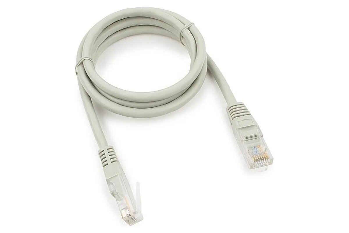 Ripo патч-корд UTP Cat5e RJ45 2 м серый - сетевой кабель для подключения устройств