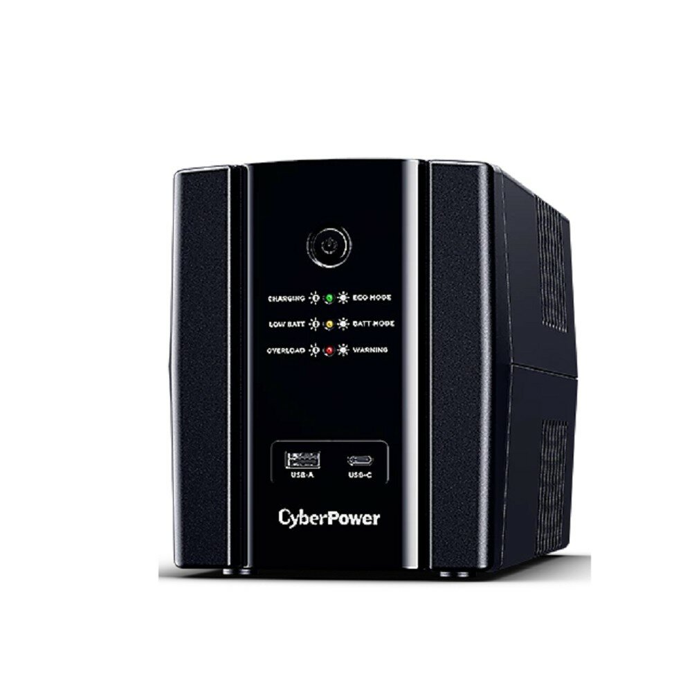 CyberPower UT1500EG Источник бесперебойного питания 1500VA/900W, 4 розетки, 1xUSB, 2xRJ11/RJ45, линейно-интерактивный